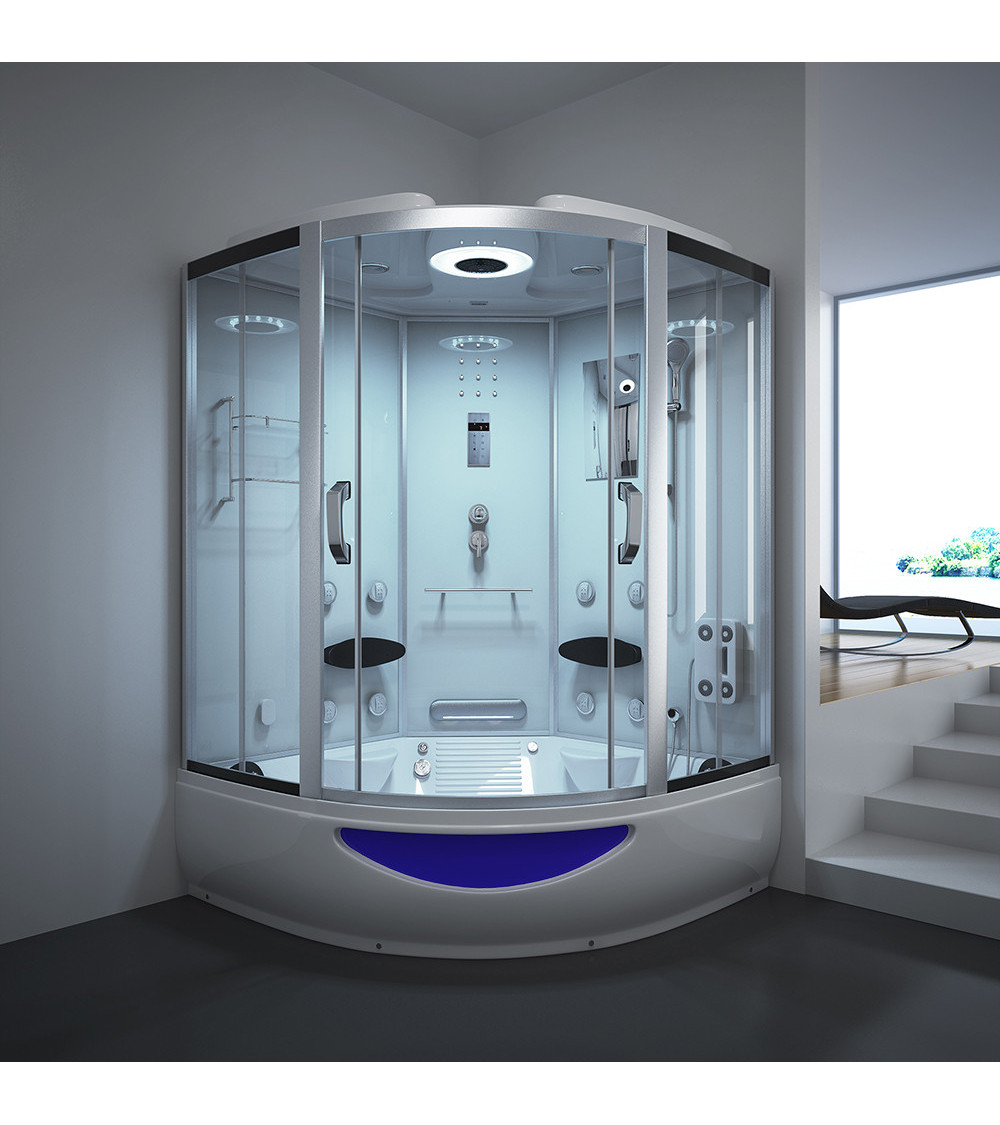 Exclusive Designer Whirlpool Tub Steam Shower Combination Designer